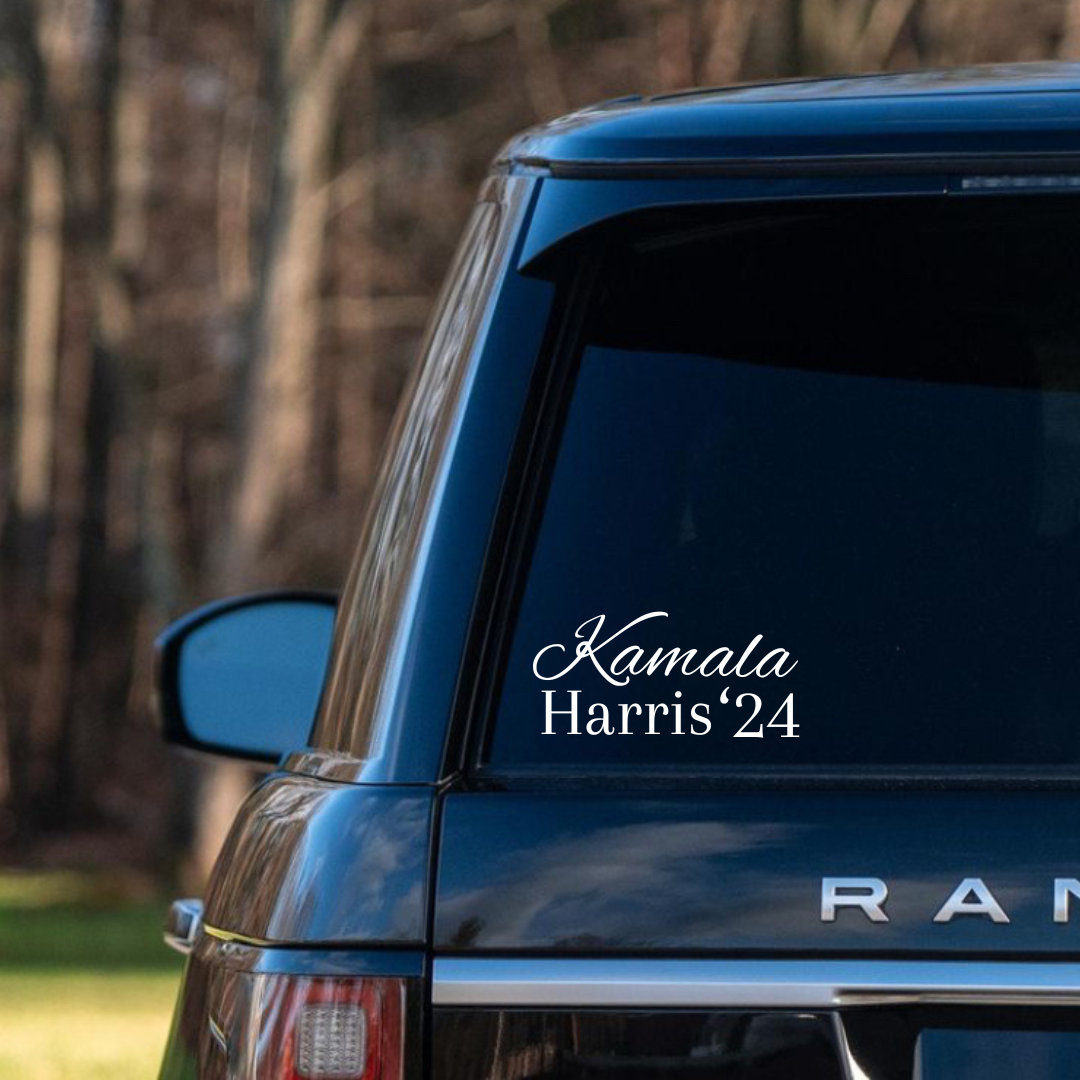 Kamala Harris 2024 Car Decal, Car Decal, Kamala Harris, President Decal ...
