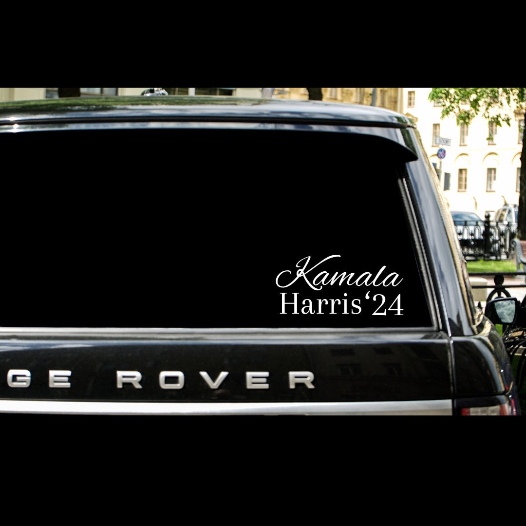 Kamala Harris 2024 Car Decal, Car Decal, Kamala Harris, President Decal ...