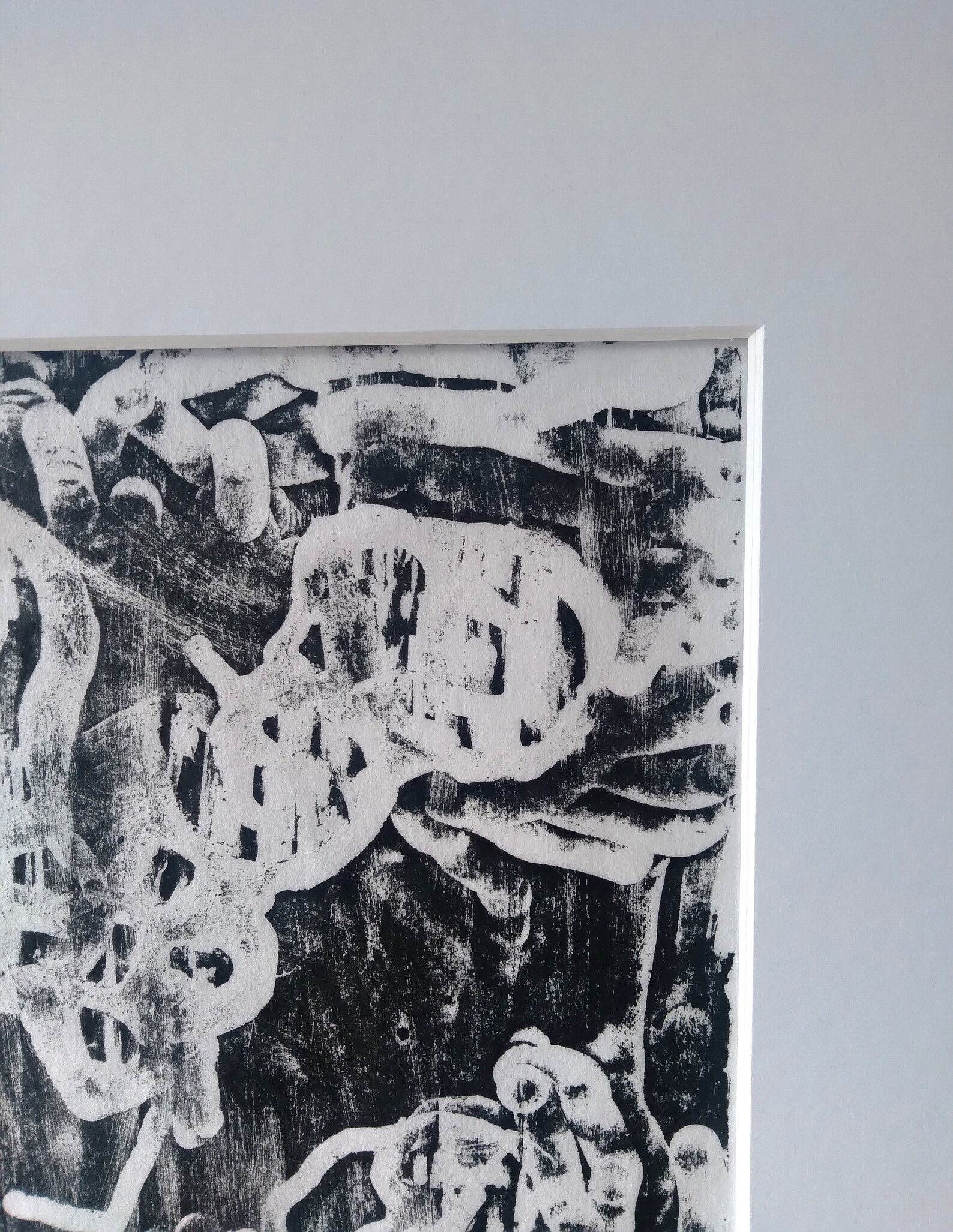 Adversary.man.god's Unchanging Hand ~ Line Print (AP), Original Design ...