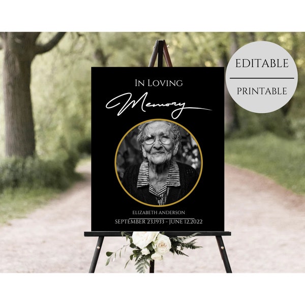 Funeral Memory Board - Etsy