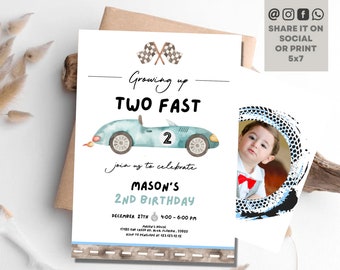 Two Fast Blue Car - Etsy