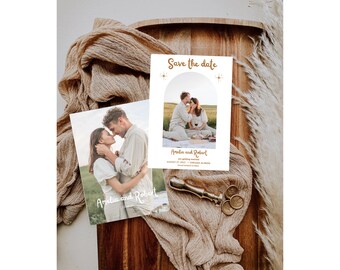 Retro Save the Date Template - Etsy