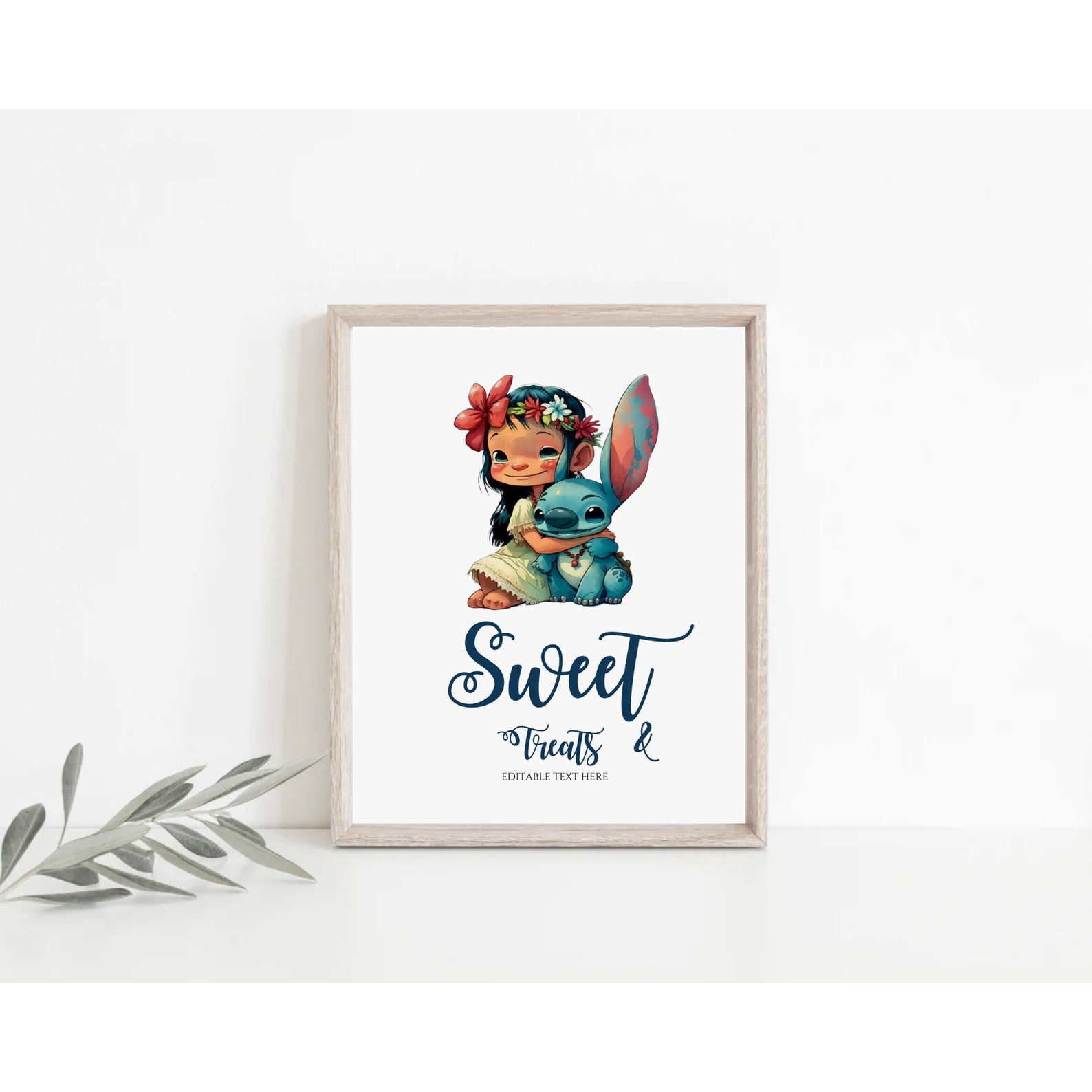 Stitch Birthday Thank You Card, Lilo and Stitch Cards, Kids Birthday ...