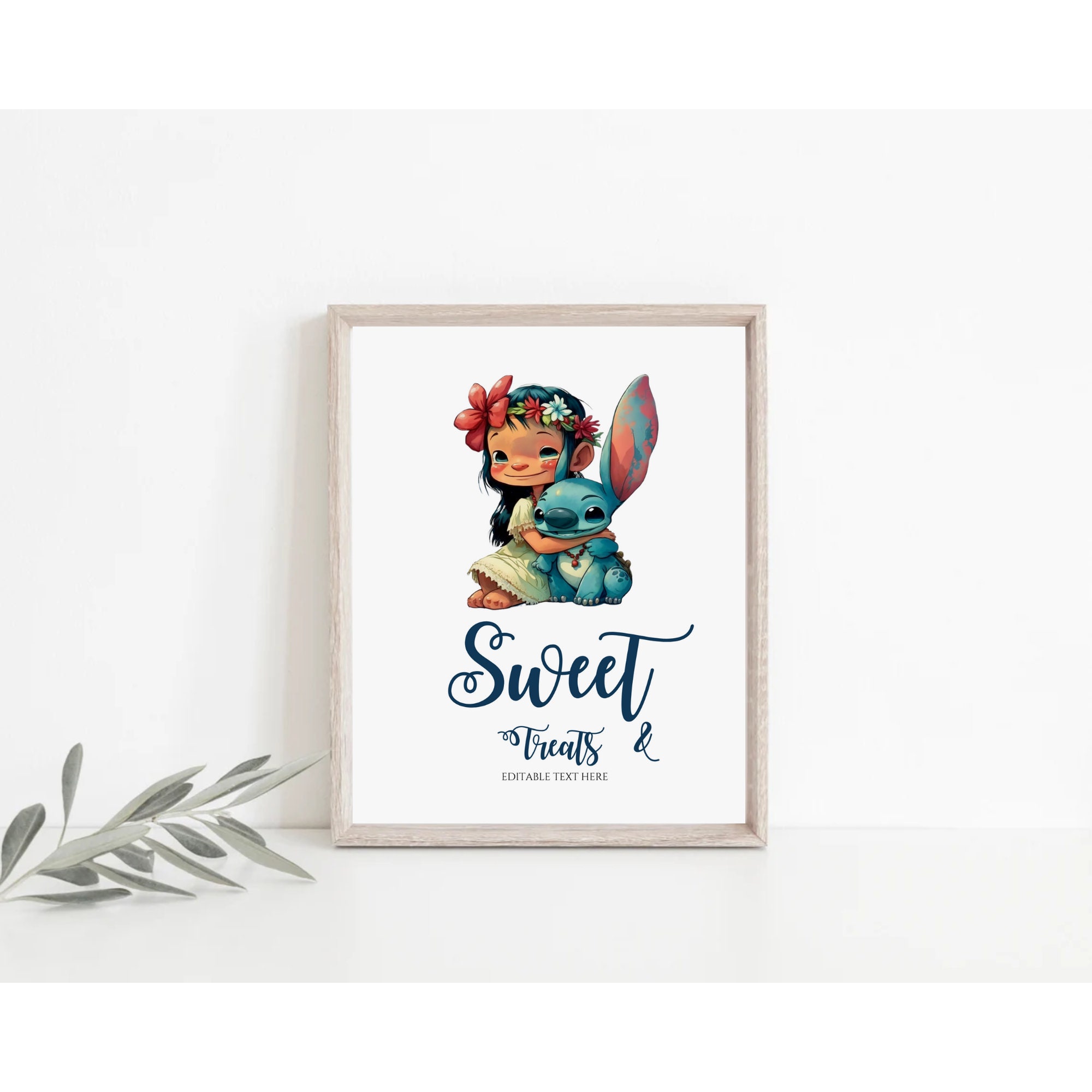 Stitch Birthday Thank You Card, Lilo and Stitch Cards, Kids Birthday ...