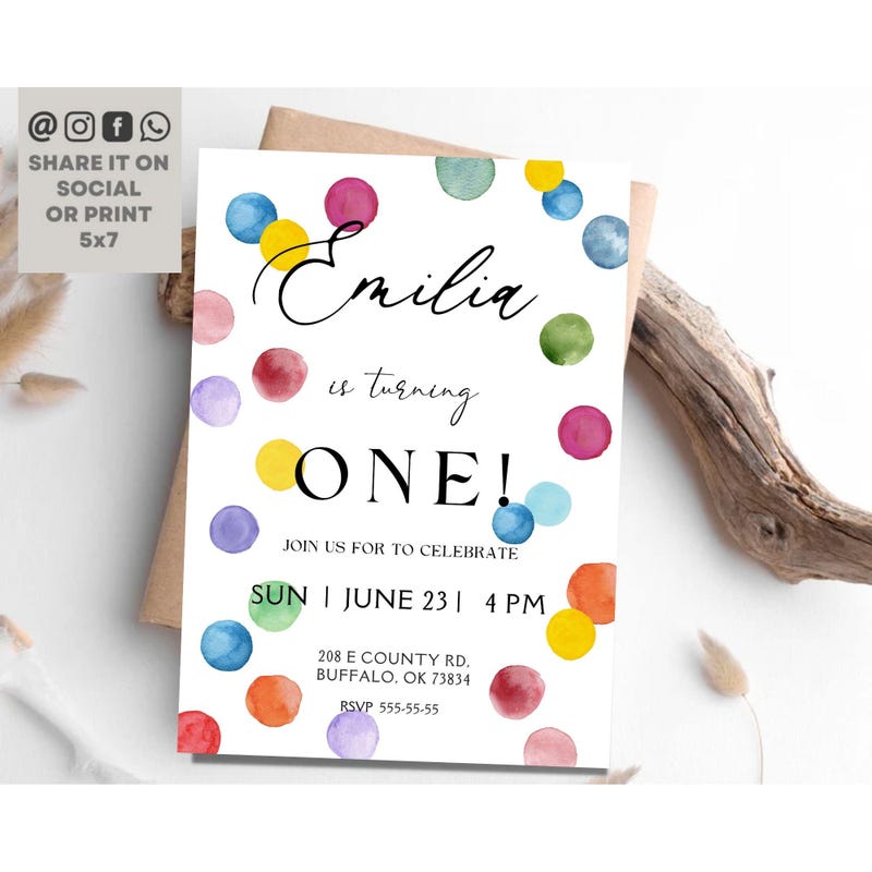 Polka Dot 1st - Etsy