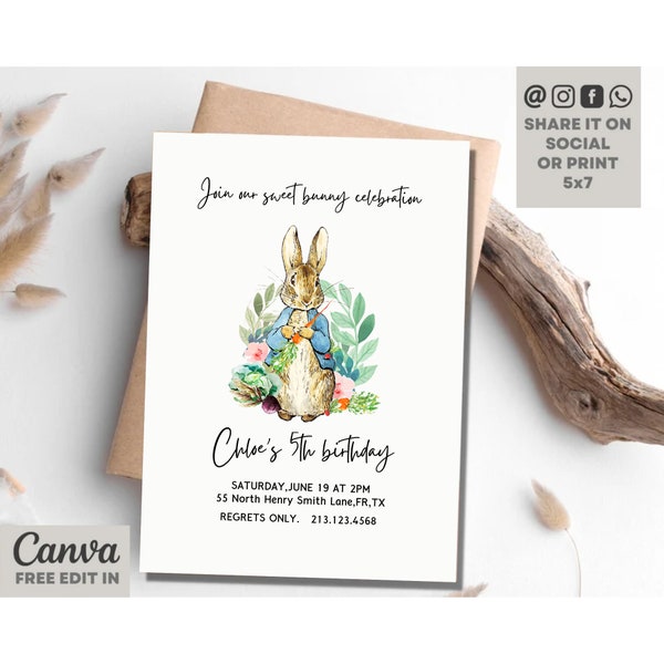 Peter Rabbit Party - Etsy