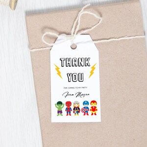 Superhero Favor Sign, Superheroes Favor Sign, Spiderman Birthday ...