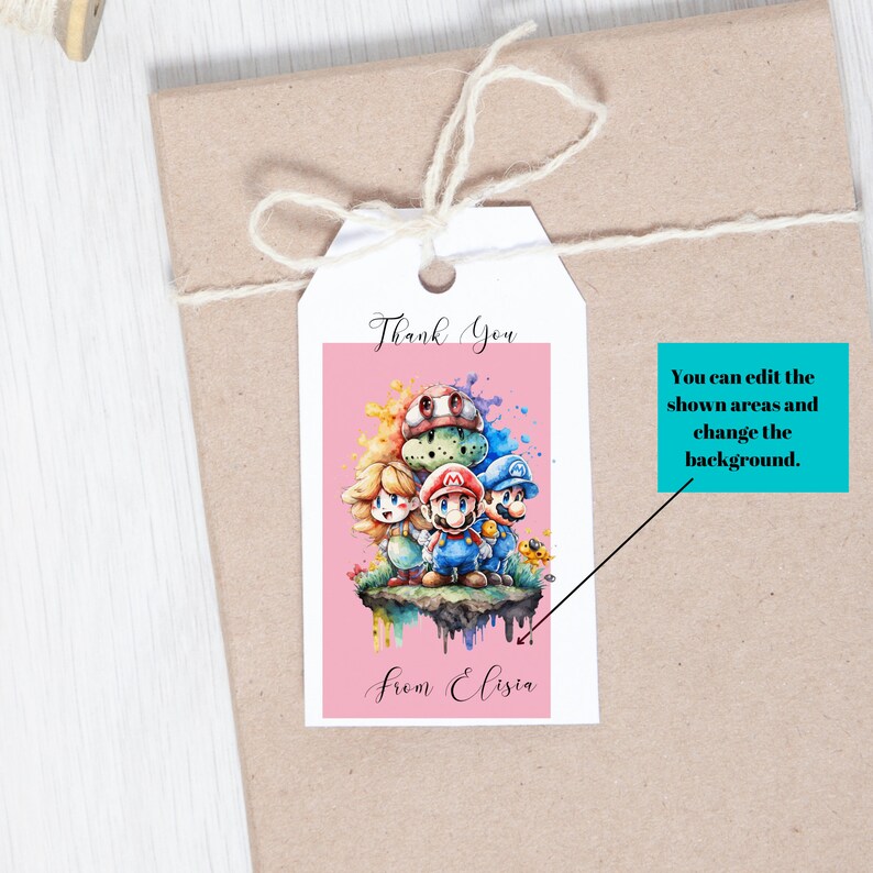Super Mario Third 3rd Birthday Invitation Super Mario 3rd - Etsy