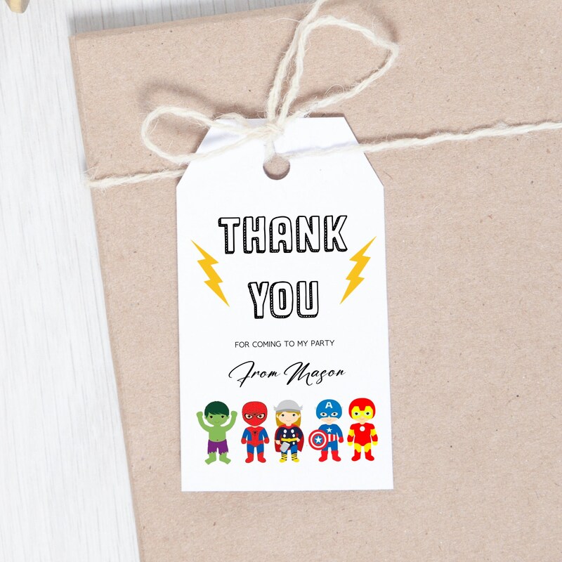 Superhero Gift Tag - 60+ Gift Ideas for 2026