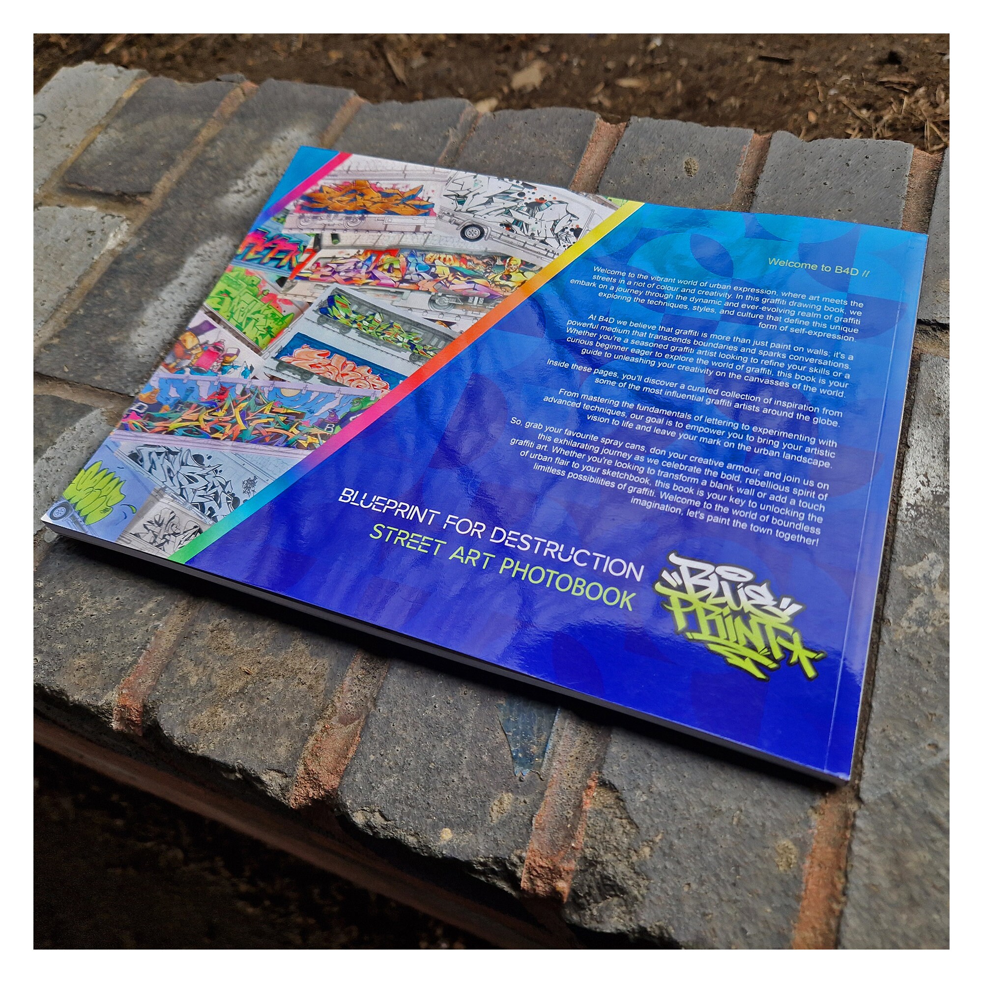 B4D Street Art Photobook Graffiti Drawing Book Street Art How to Learn ...