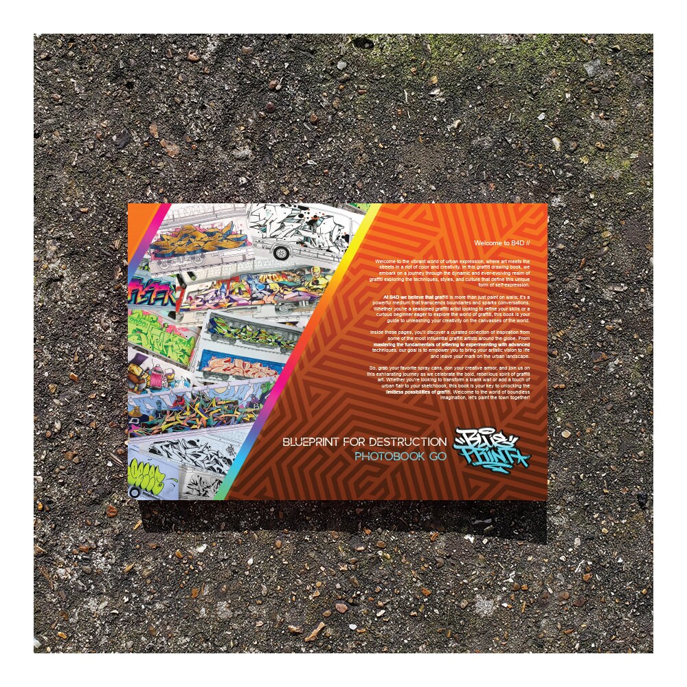 B4D Photobook Go Graffiti Drawing Book Street Art How to Learn Drawing ...