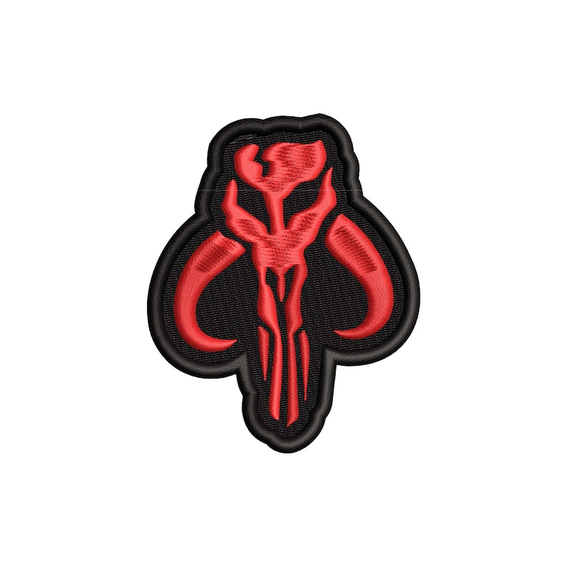 Mandalorian Patch File for Embroidery, Machine Embroidery, Digital File ...