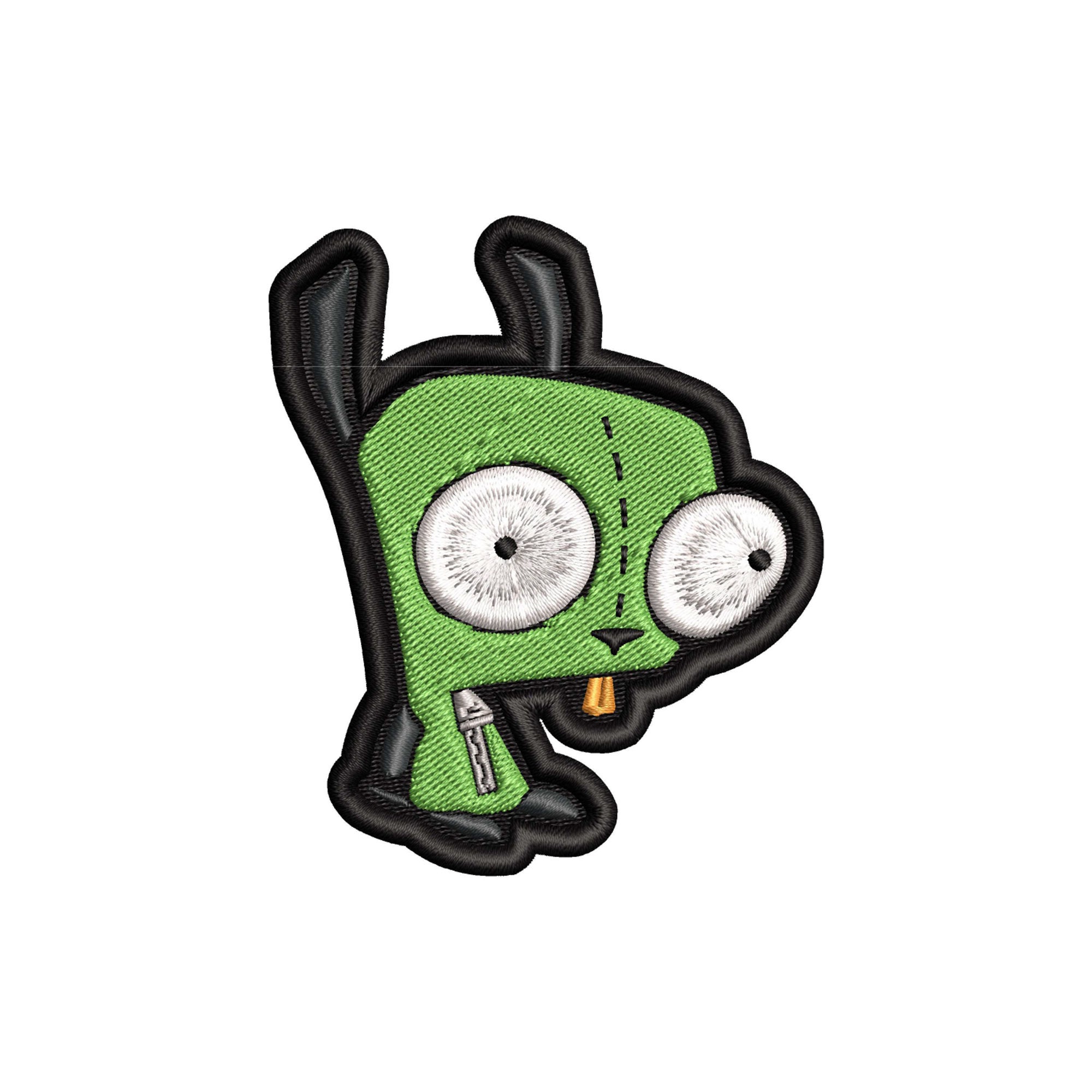 Gir Invader Zin Patch File for Embroidery, Machine Embroidery, Digital ...