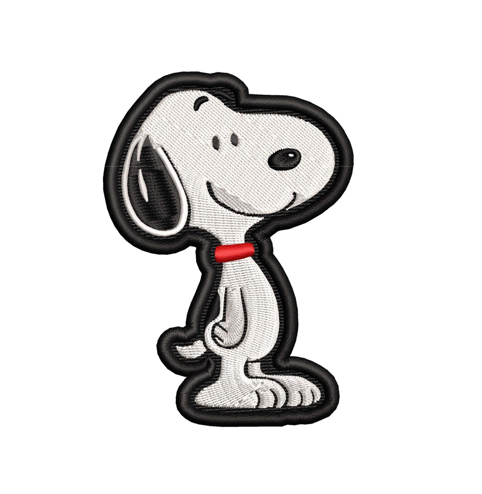Snoopy Patch File for Embroidery, Machine Embroidery, Digital File ...