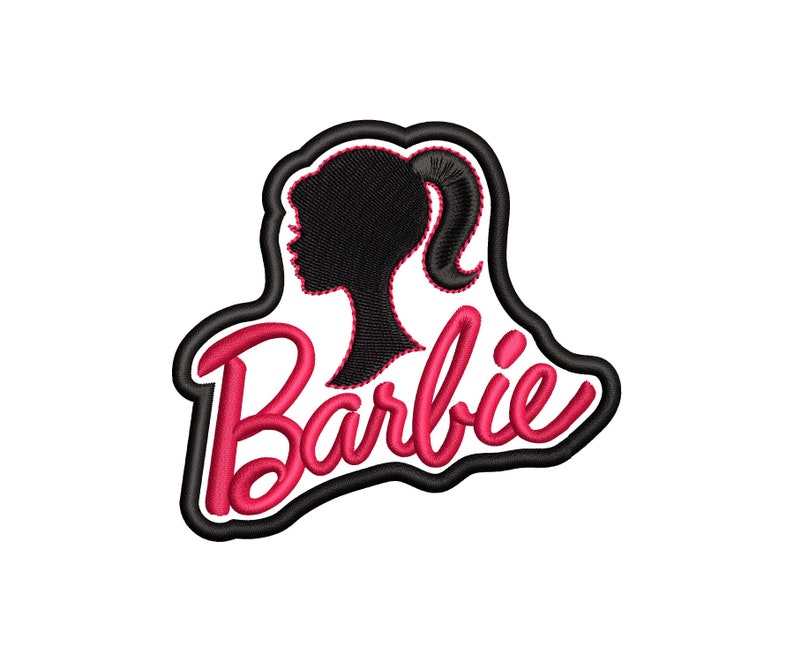 Barbie Patch File for Embroidery, Machine Embroidery, Digital File ...