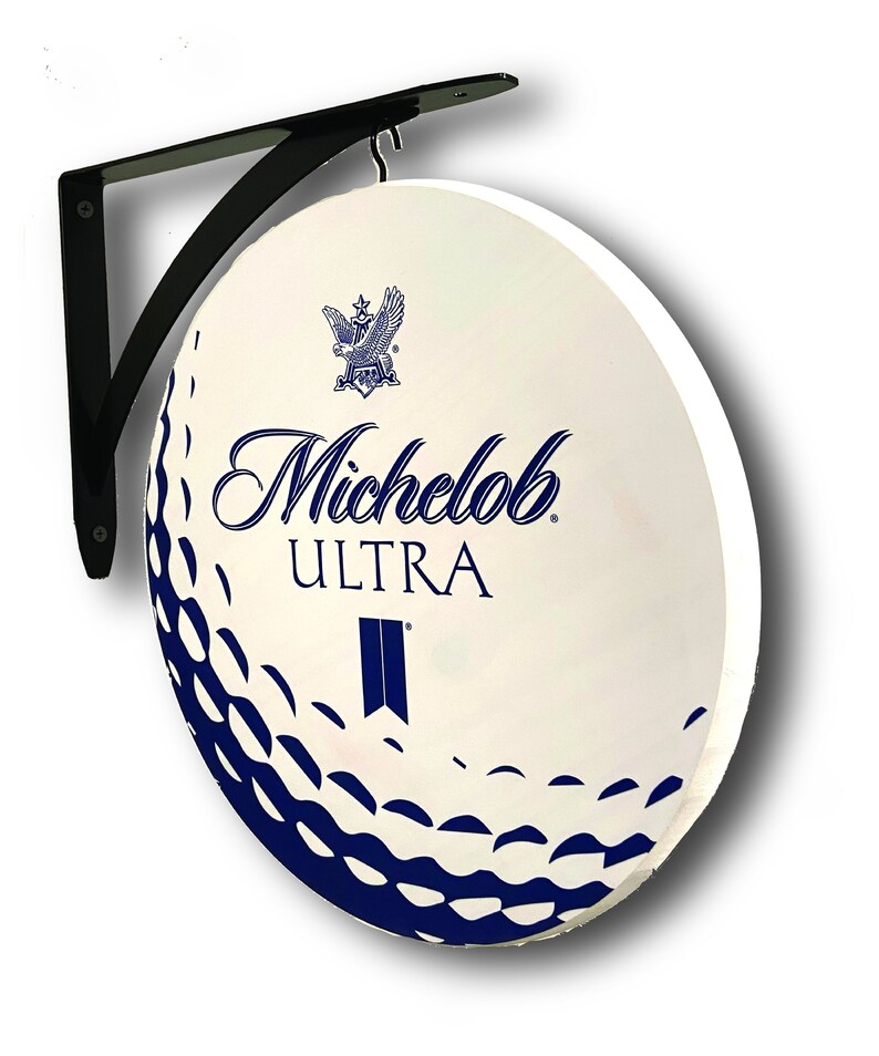 Michelob Ultra Golf Ball Double Sided Pub Sign - Etsy Norway