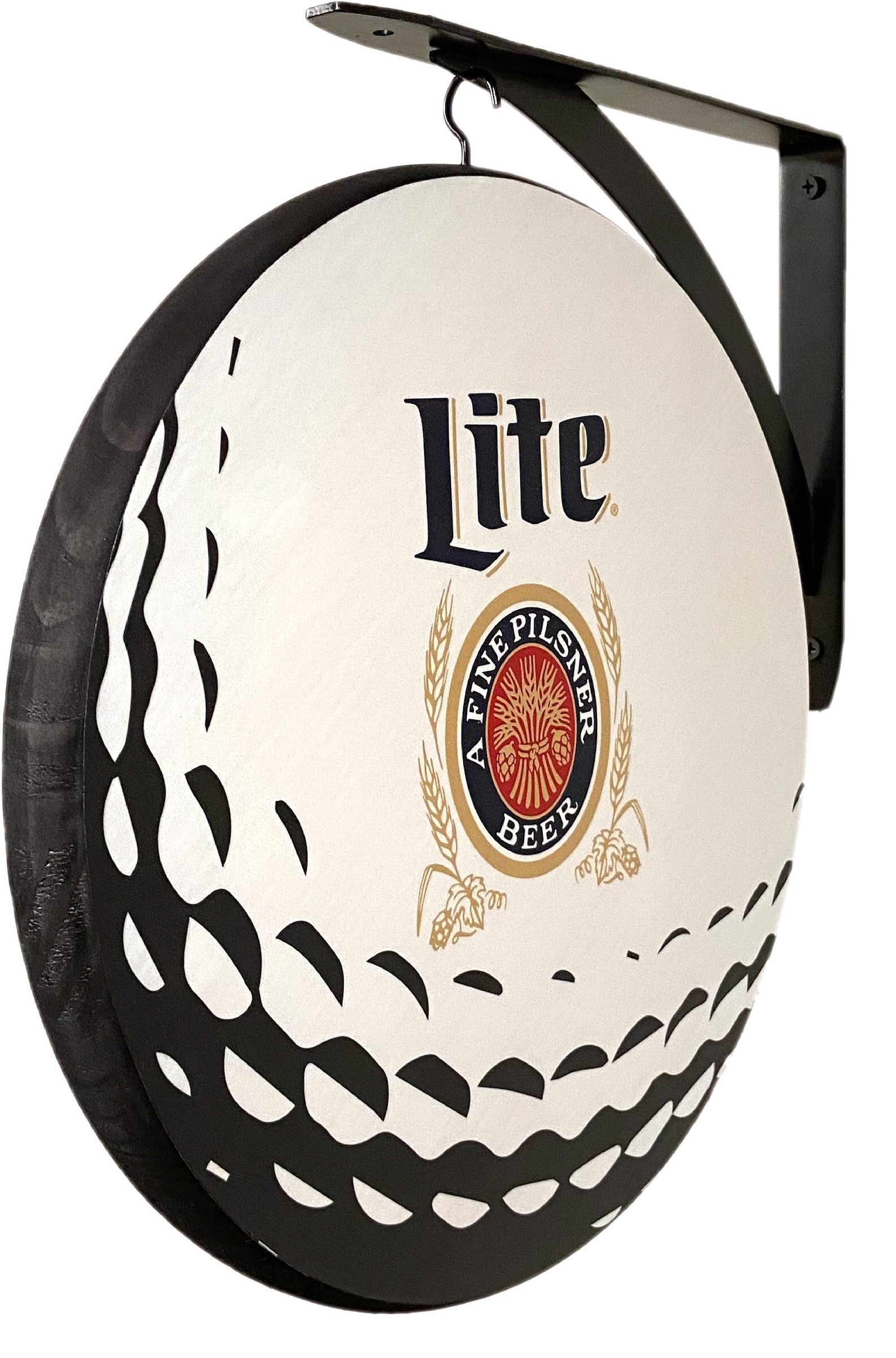 Miller Lite Golf Ball Double Sided 12 Pub Sign - Etsy