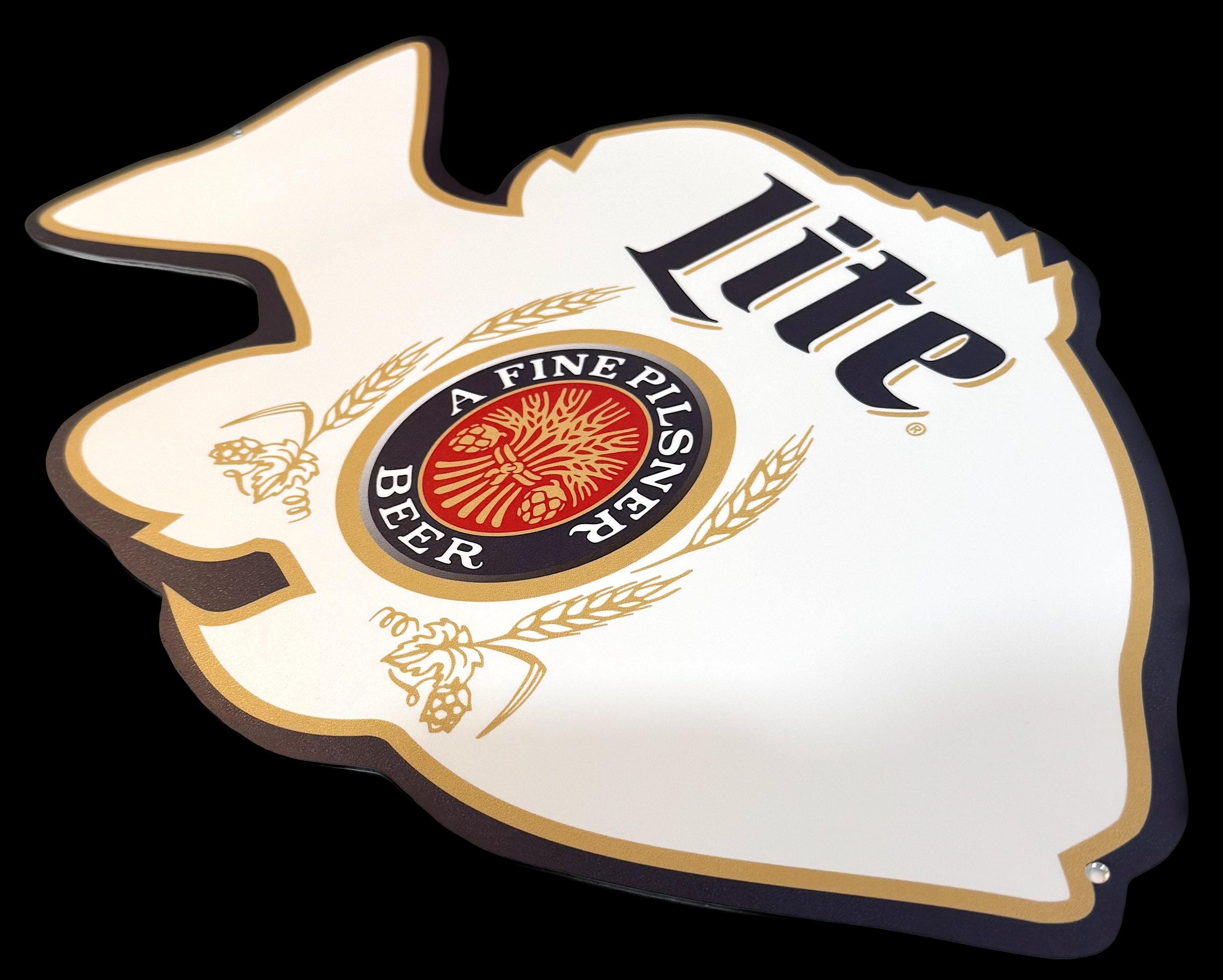 Miller Lite Fishing Metal Bluegill Beer Sign 16" X 11.5" - Etsy