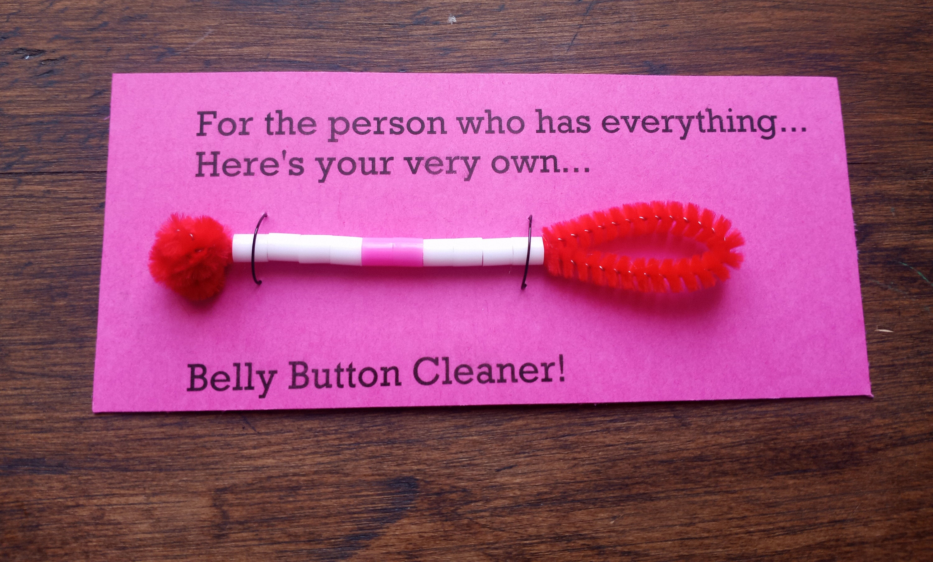 Belly Button Defluffer , Gag Gift, Joke Gift, Belly Button Defuzzer ...