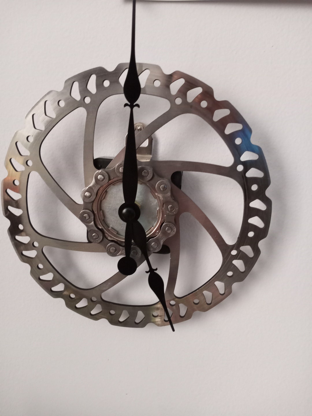 Disc Brake Clock, Upcycled Clock for Cyclist, Bicycle Clock, Bicycle ...