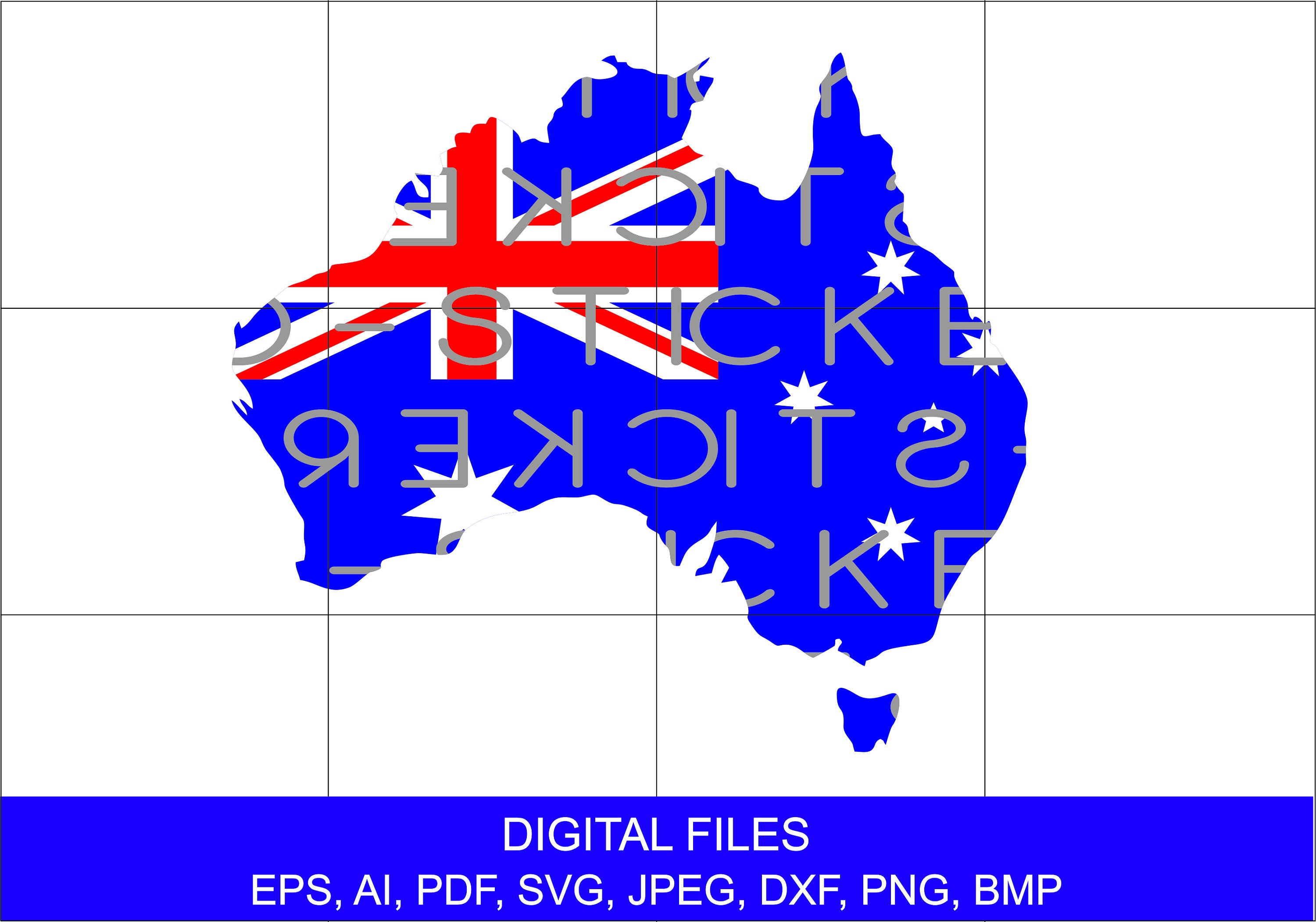 Australia Country Flag - Instant Digital Download, Svg, Ai, Dxf, Eps ...