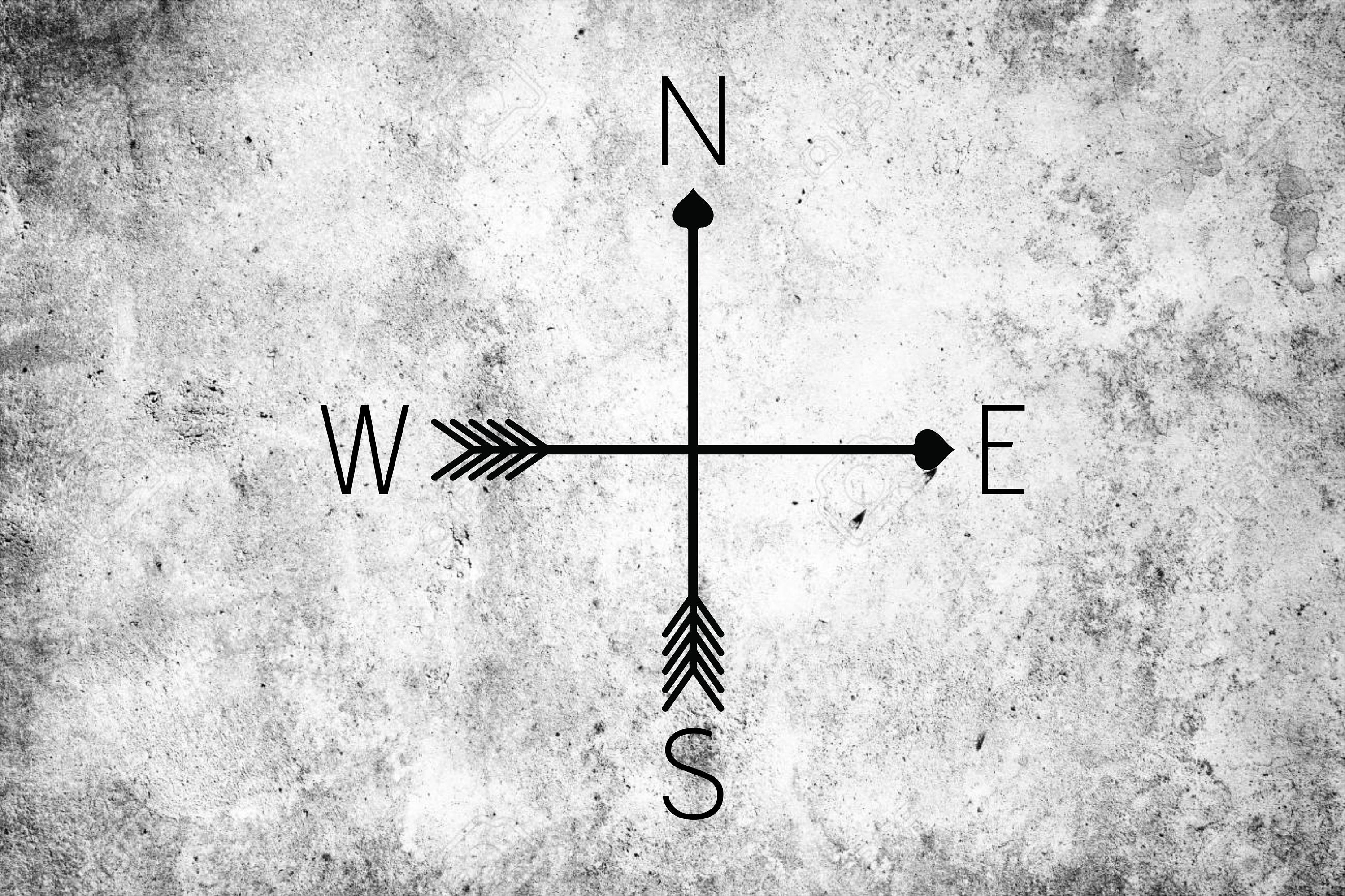 Simple Arrow Compass Svg/png/pdf/jpeg Digital Download Gift - Etsy UK