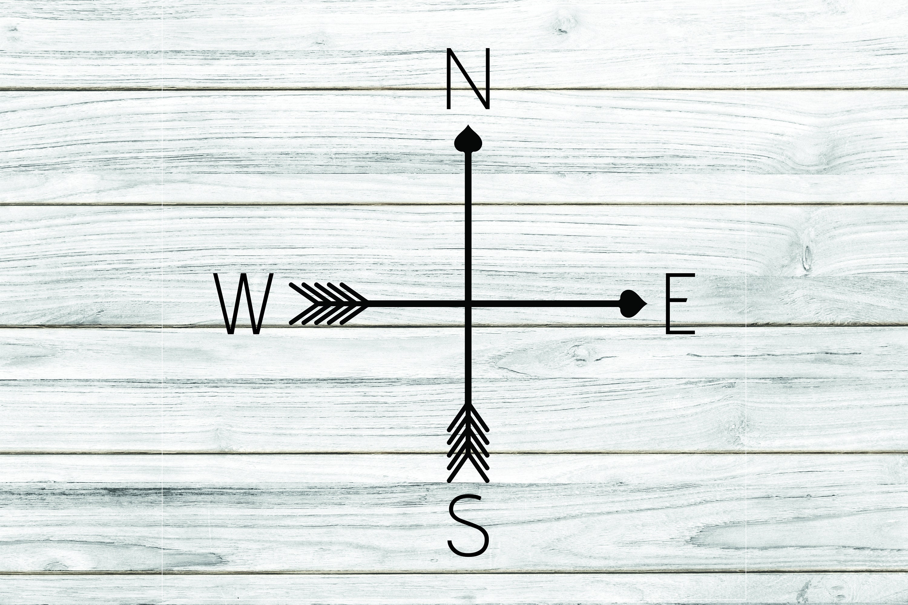 Simple Arrow Compass Svg/png/pdf/jpeg Digital Download Gift - Etsy