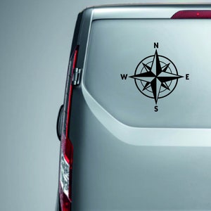 Compass Vinyl Decal for Campervan Caravan Cars Vans Trucks Campers VW ...
