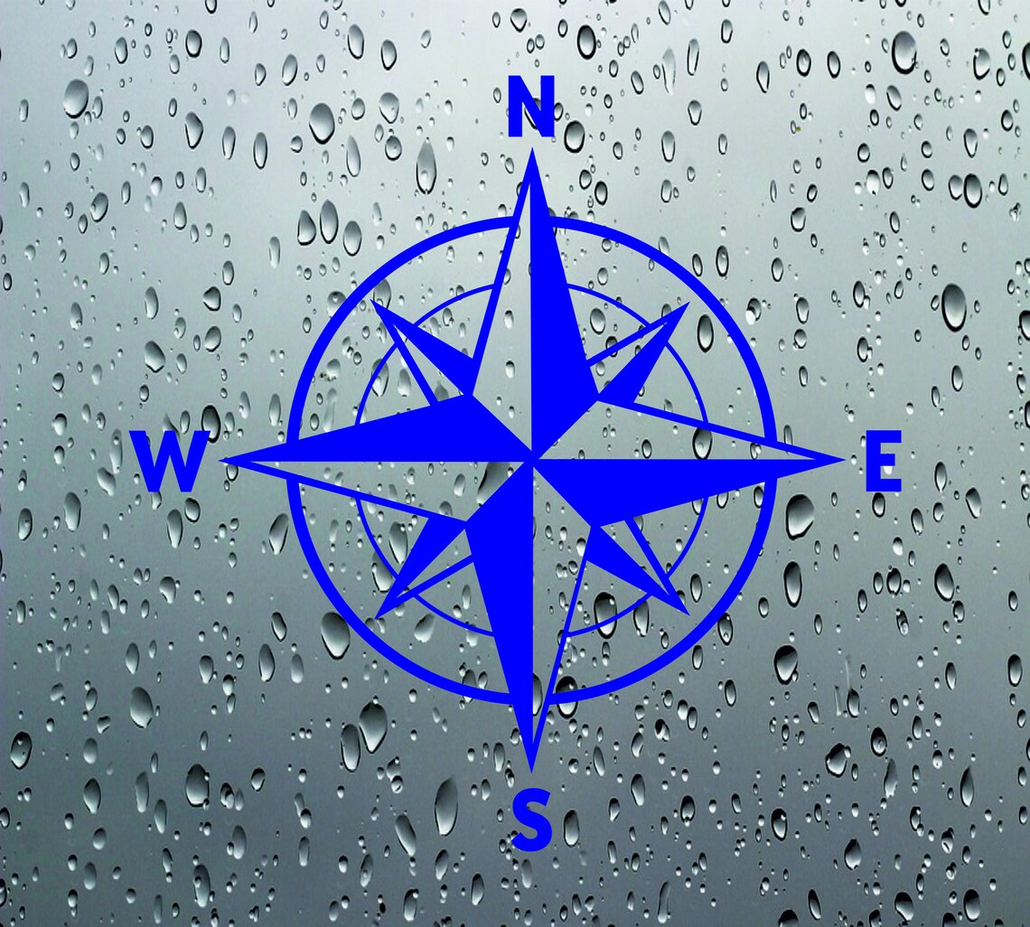 Compass Vinyl Decal for Campervan Caravan Cars Vans Trucks - Etsy