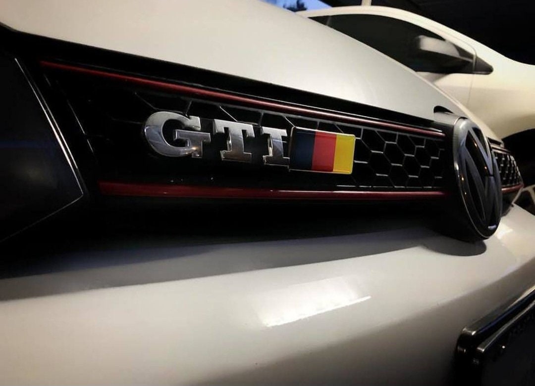 German Flag German Car Logo Car Auto Front Grill Grille Emblem Badge ...