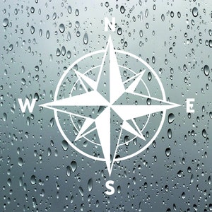 Compass Vinyl Decal for Campervan Caravan Cars Vans Trucks Campers VW ...