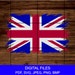 Union Jack Distorted Flag - Instant Digital Download, Svg, Bmp, Pdf ...