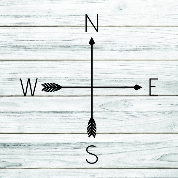 Arrow Compass - Etsy