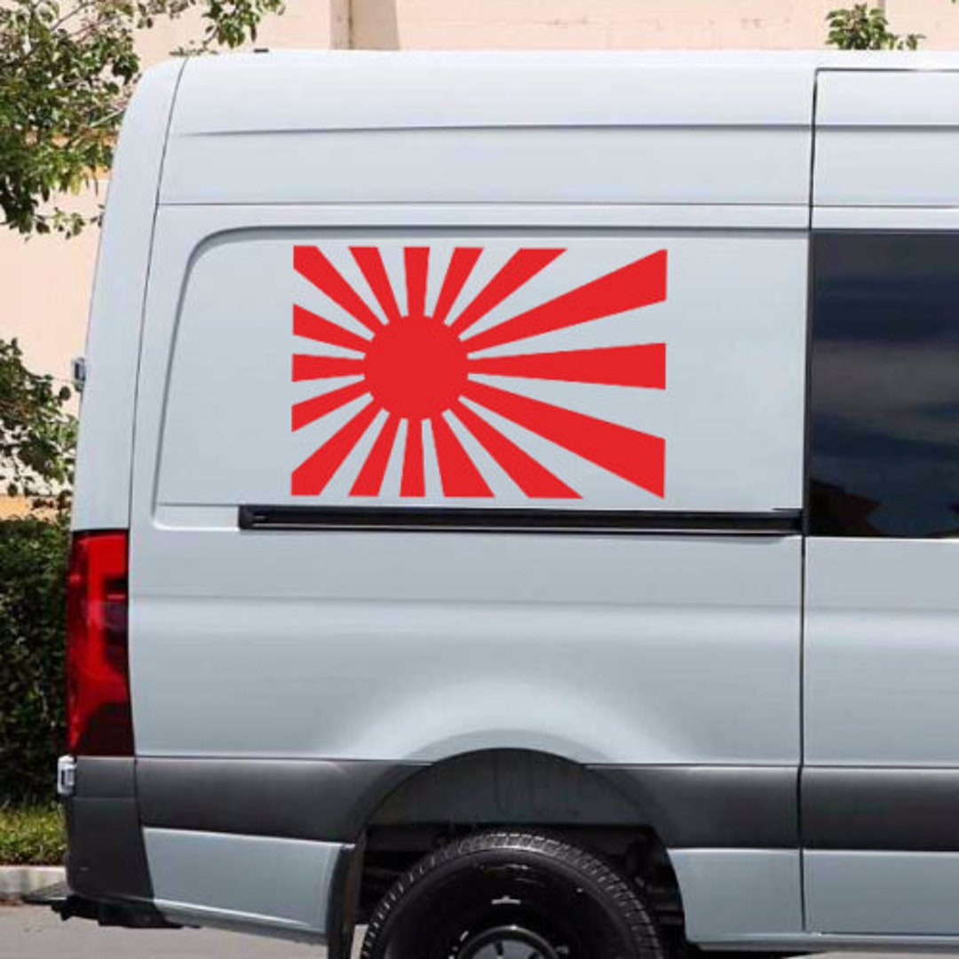 Rising Sun Flag Campervan Caravan Cars Vans Trucks Campers VW Outdoor ...