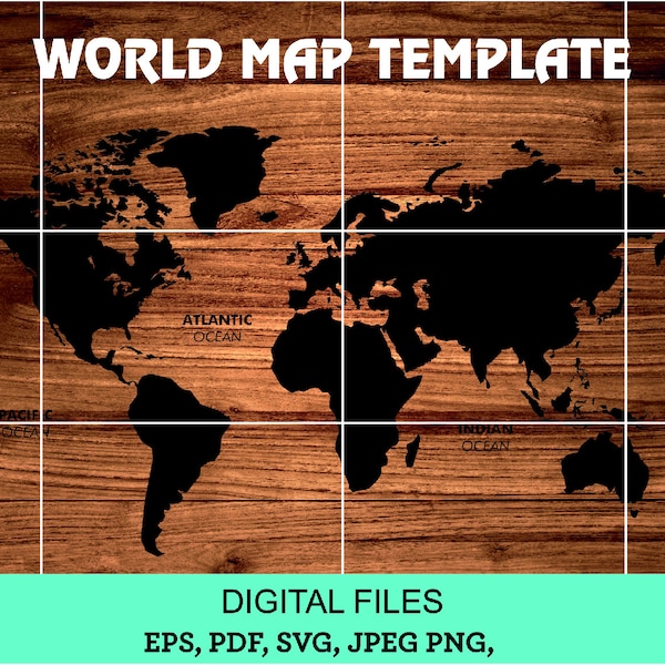 World Map Print Clothing - Etsy