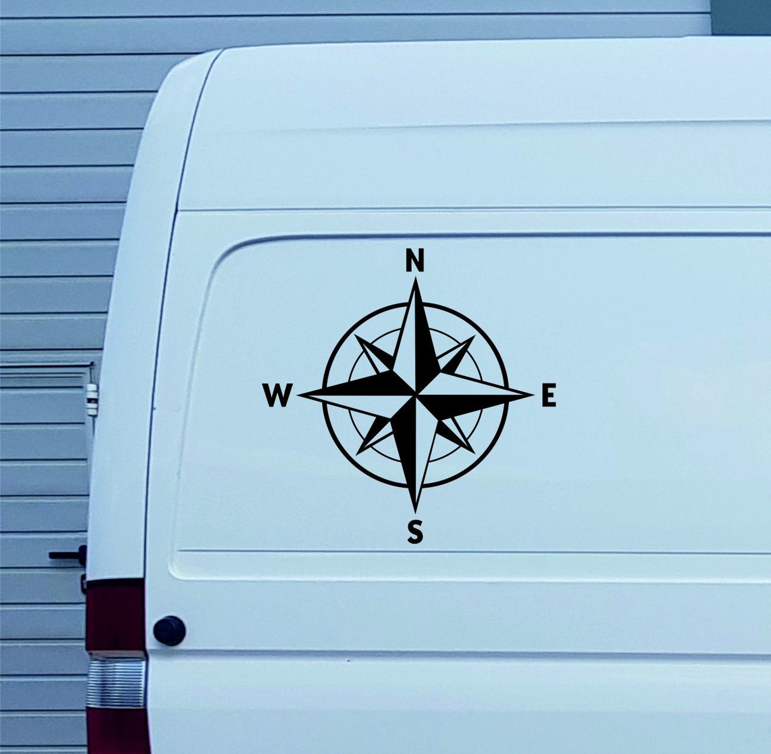 Compass Vinyl Decal for Campervan Caravan Cars Vans Trucks Campers VW ...