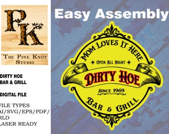 Dirty Hoe Garden Metal Tin Sign - Etsy