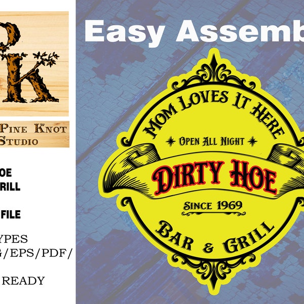 Dirty Hoe Garden Sign - Etsy