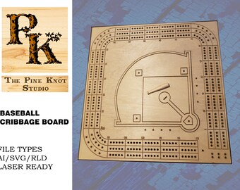 Major League Baseball Cribbage Board - Etsy