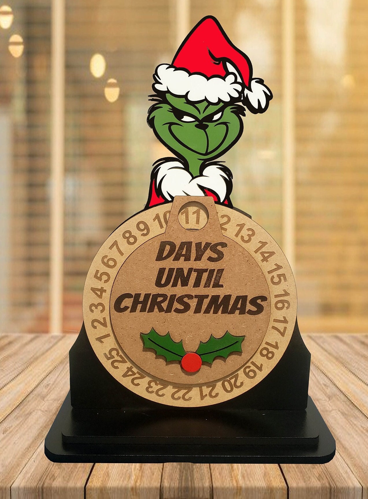Grinch Countdown to Christmas - Etsy