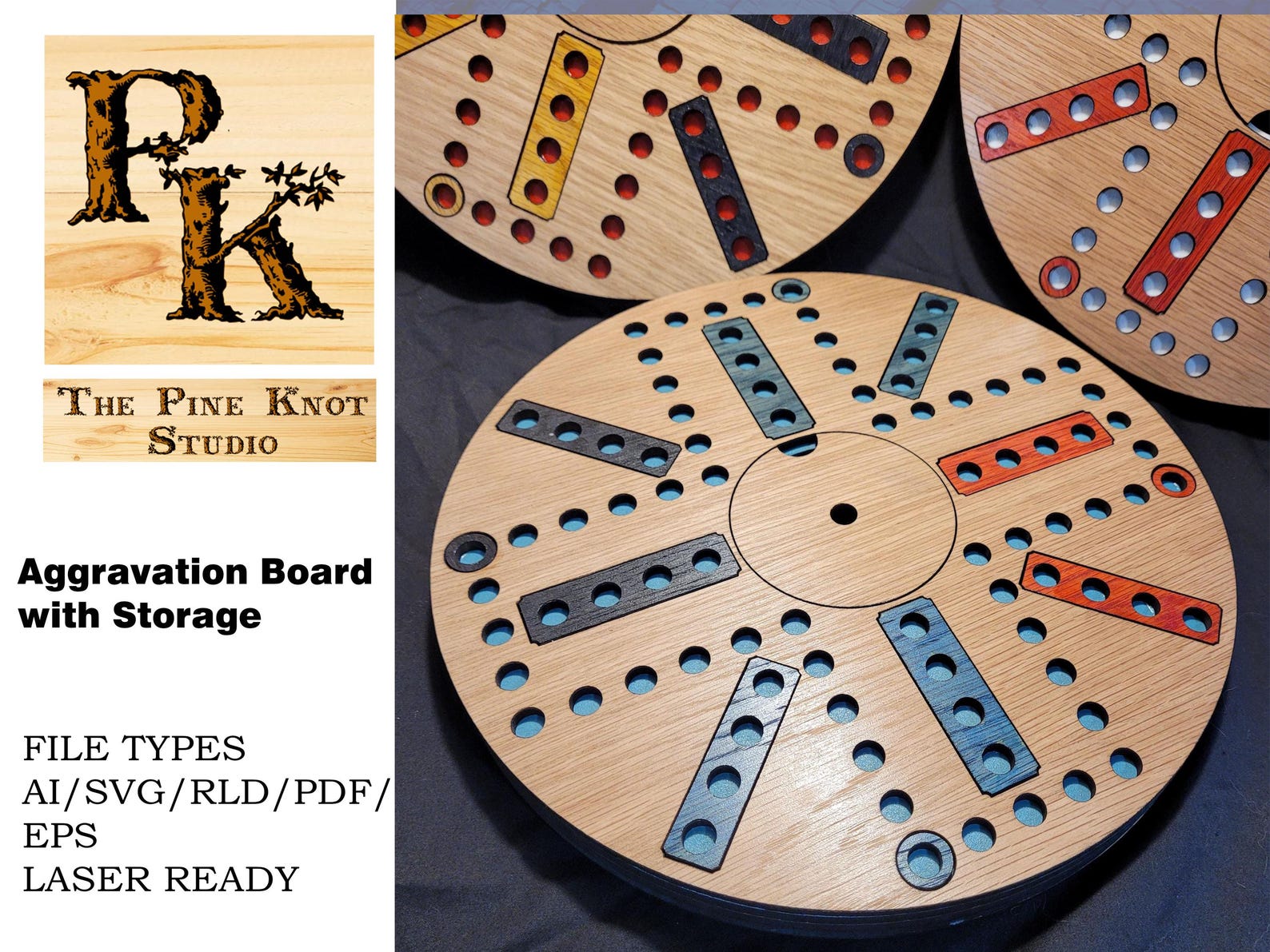 Aggravation Marble Game Board - Etsy