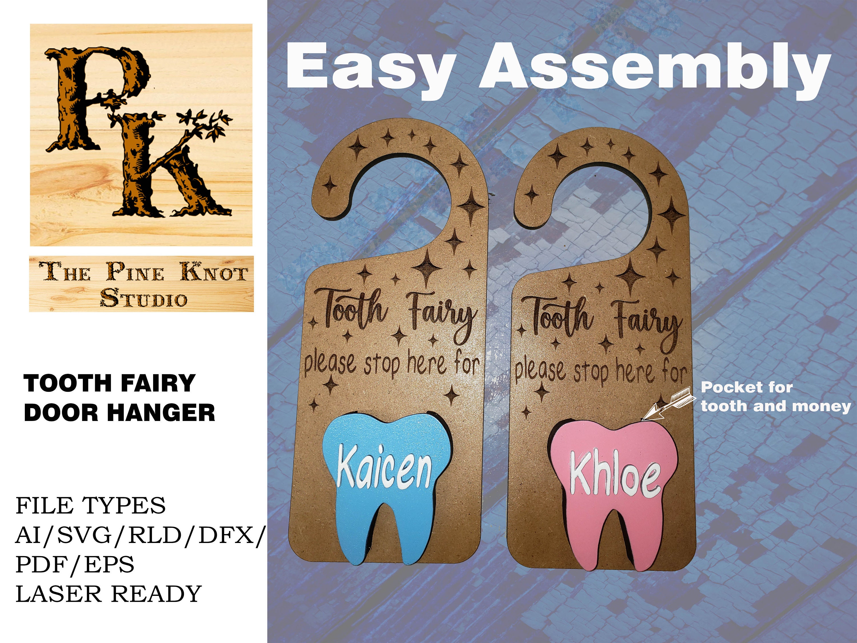 Tooth Fairy Dorr Hanger - Etsy