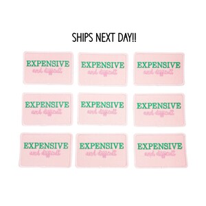 Expensive and Difficult Patch, Funny Patch, Iron on Patch, Trucker Hat ...