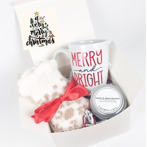 Christmas Gift, Merry and Bright, Gift for Her, Employee Gift ...