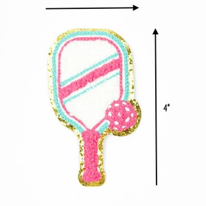 Pickleball Patch, Pickleball Paddle Patch, Iron on Patch, Trucker Hat ...