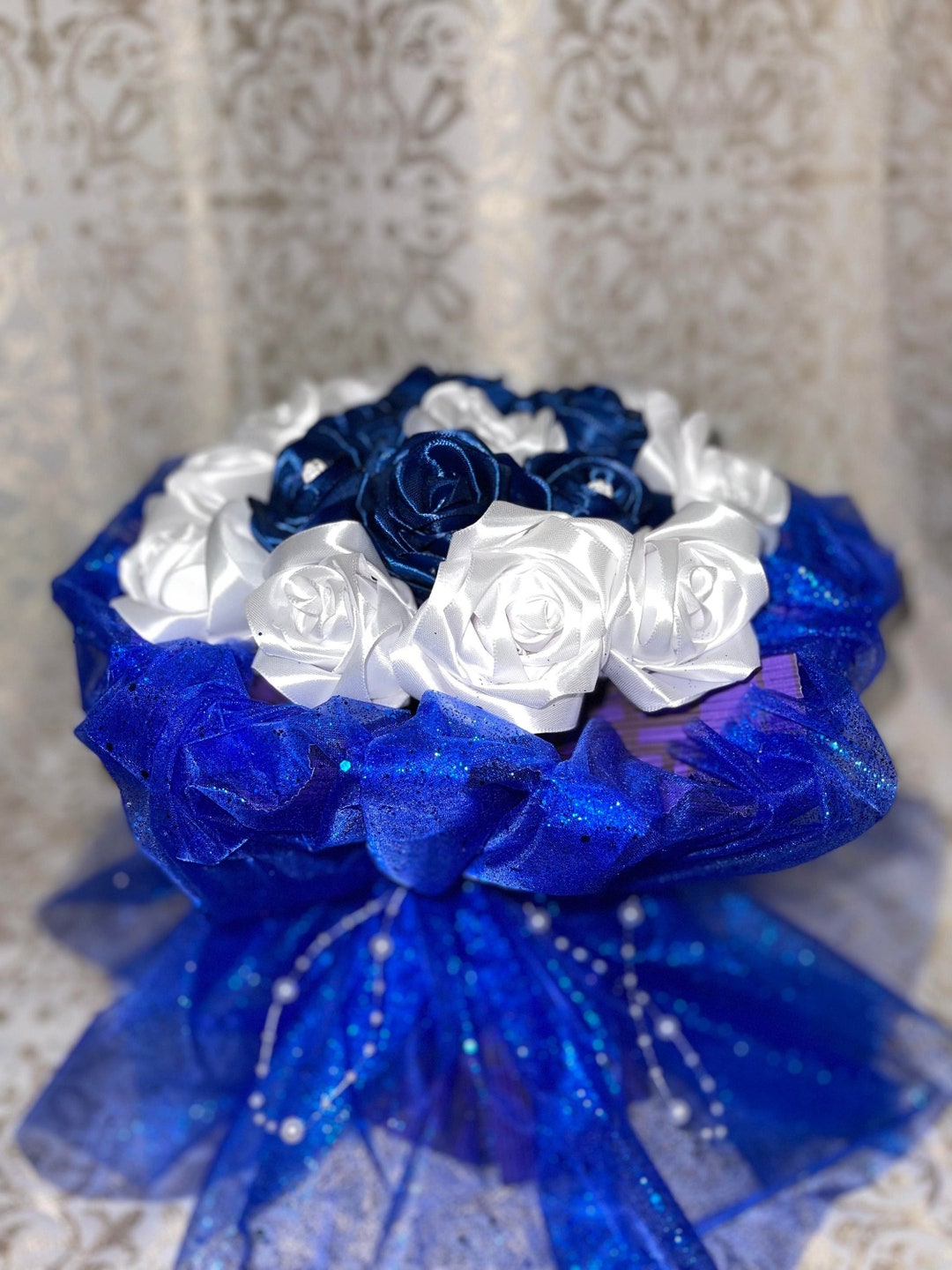 Satin Rose Bouquet - Etsy