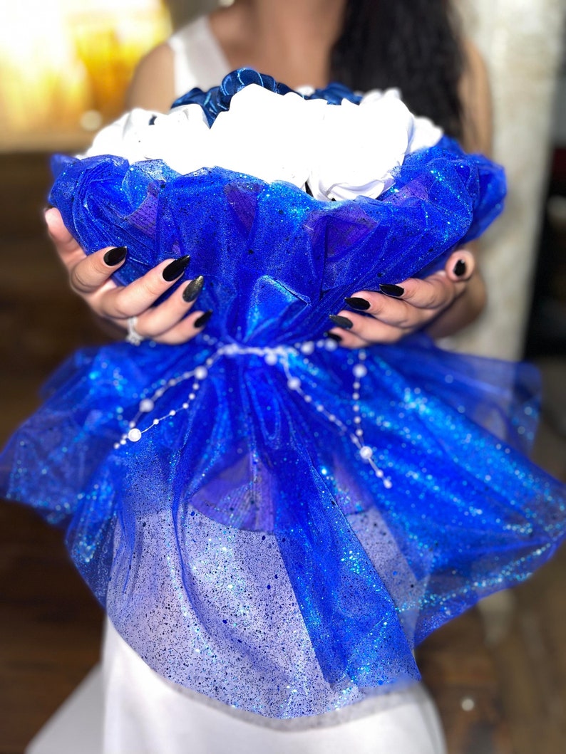 Satin Rose Bouquet - Etsy