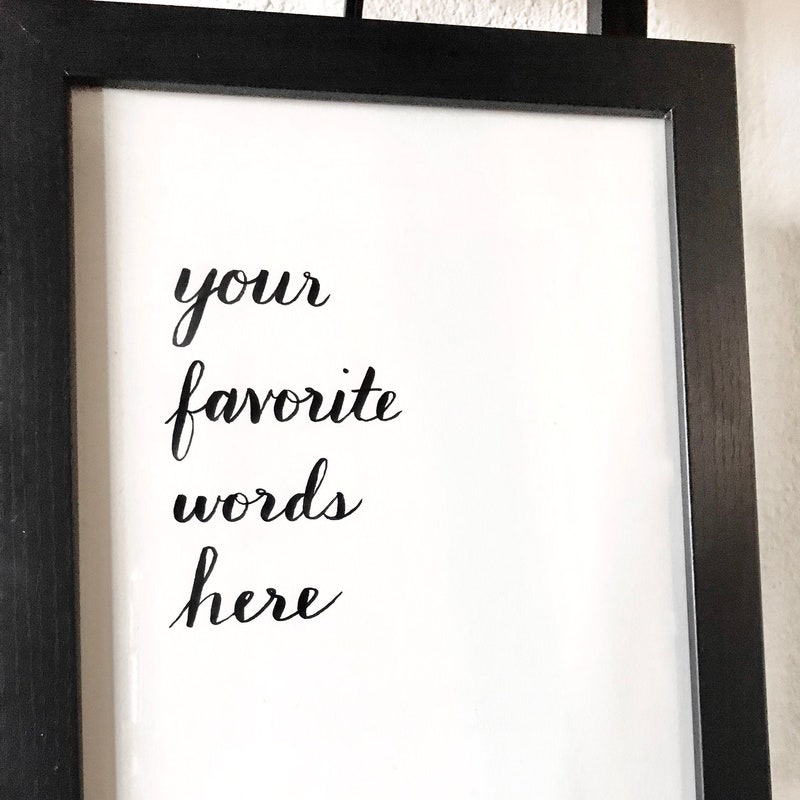 Lettering Lyrics - Etsy