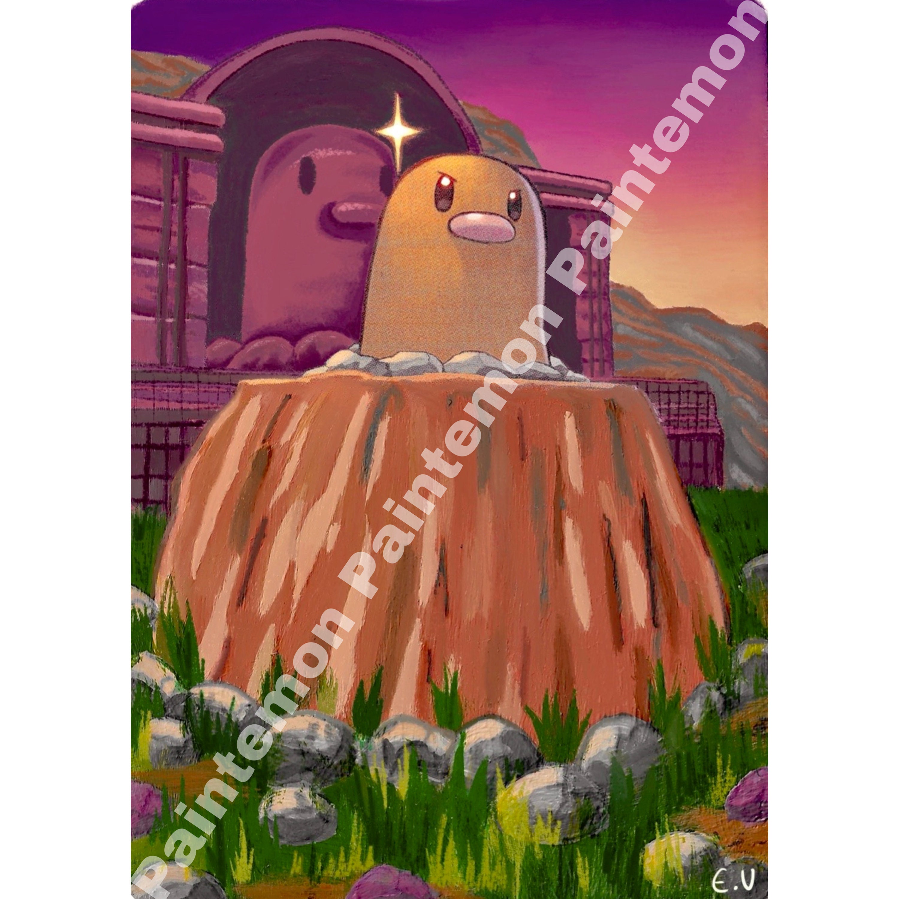 Diglett Card