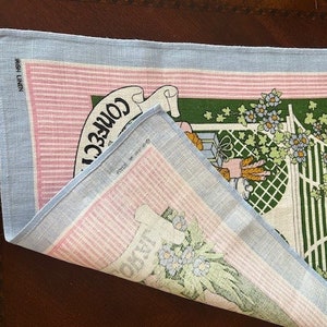 Harrods Irish Linen Tea Towel Fergusons Irish Linen Glass Cloth. Made ...